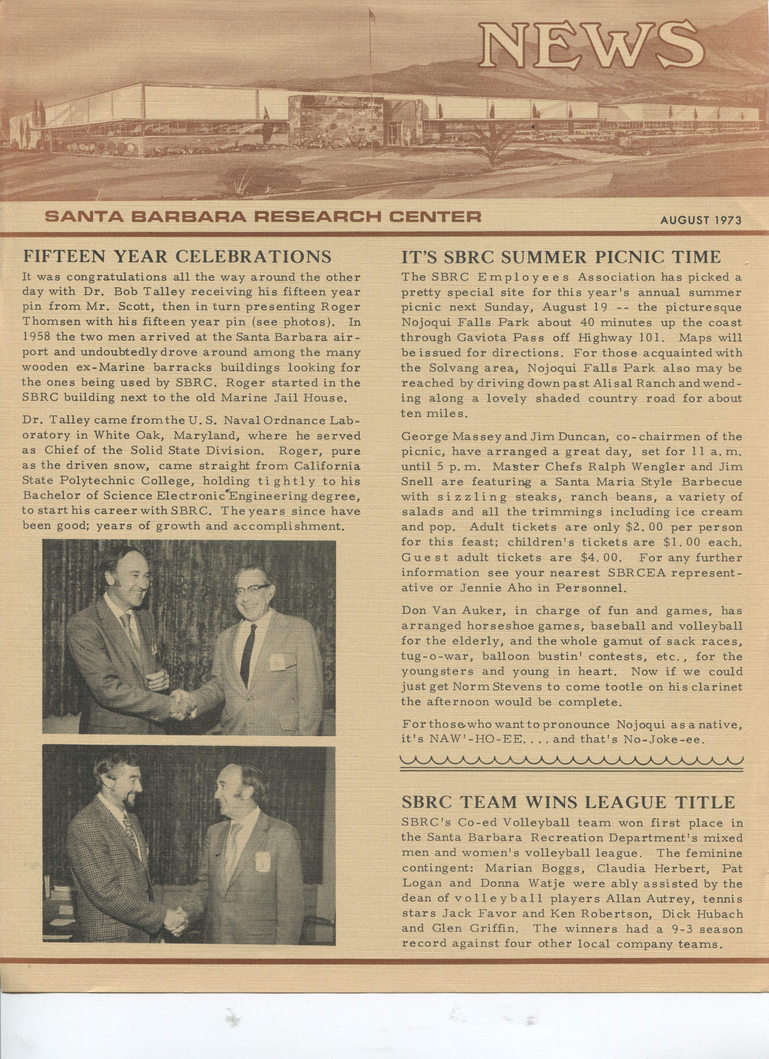 1973 SBRC News – SBRC-SBRS History