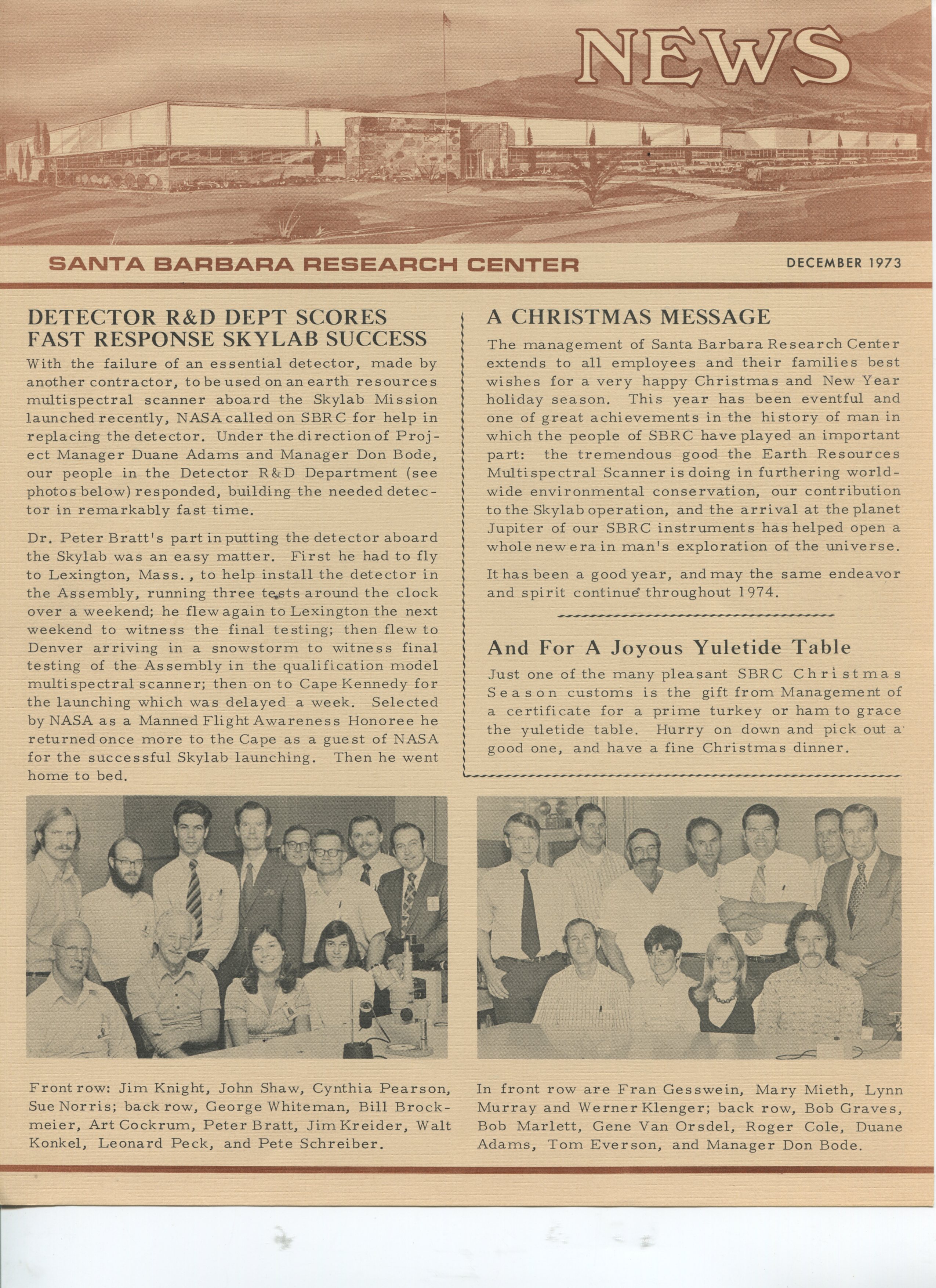 1973 SBRC News – SBRC-SBRS History