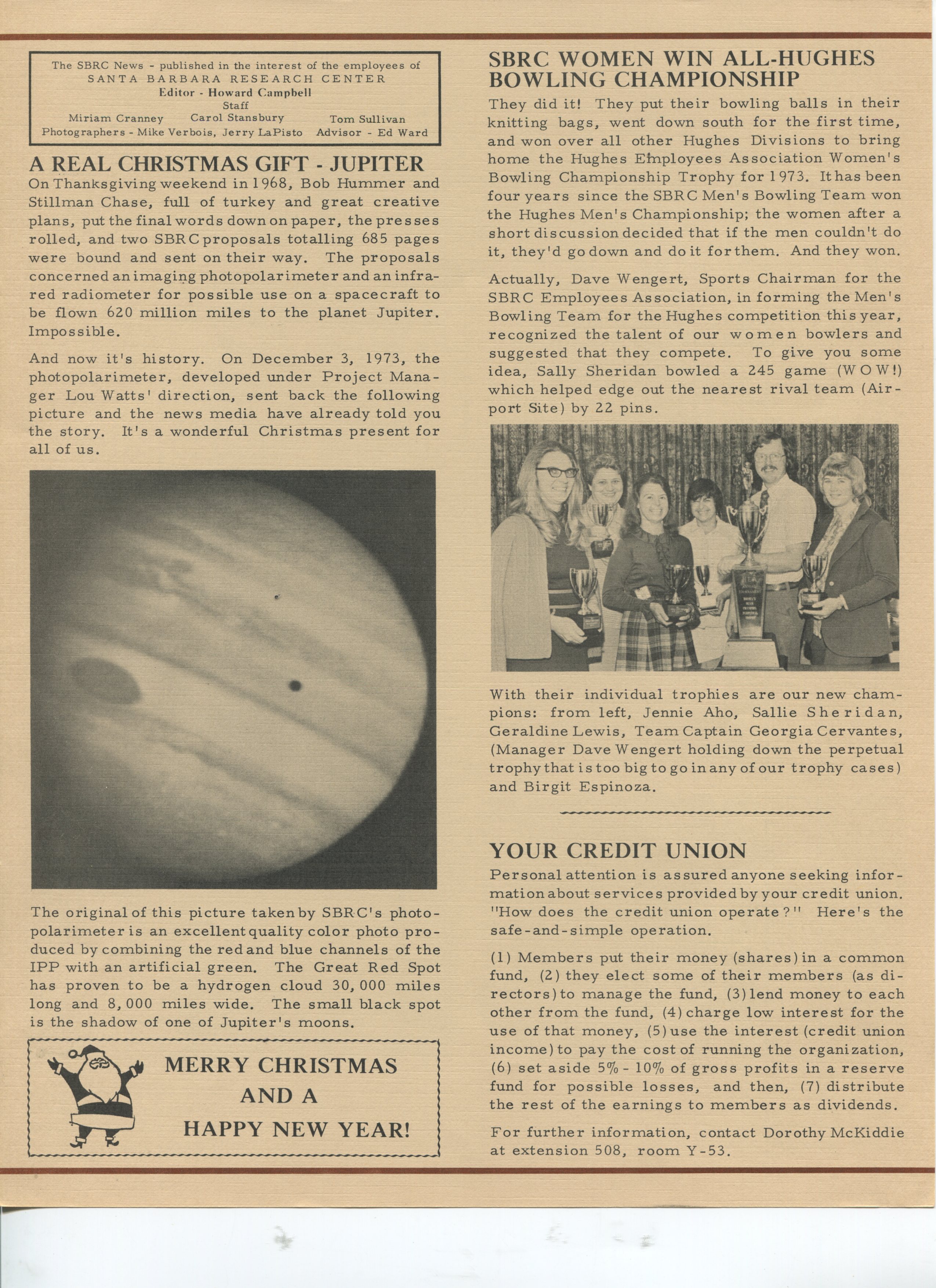 1973 SBRC News – SBRC-SBRS History