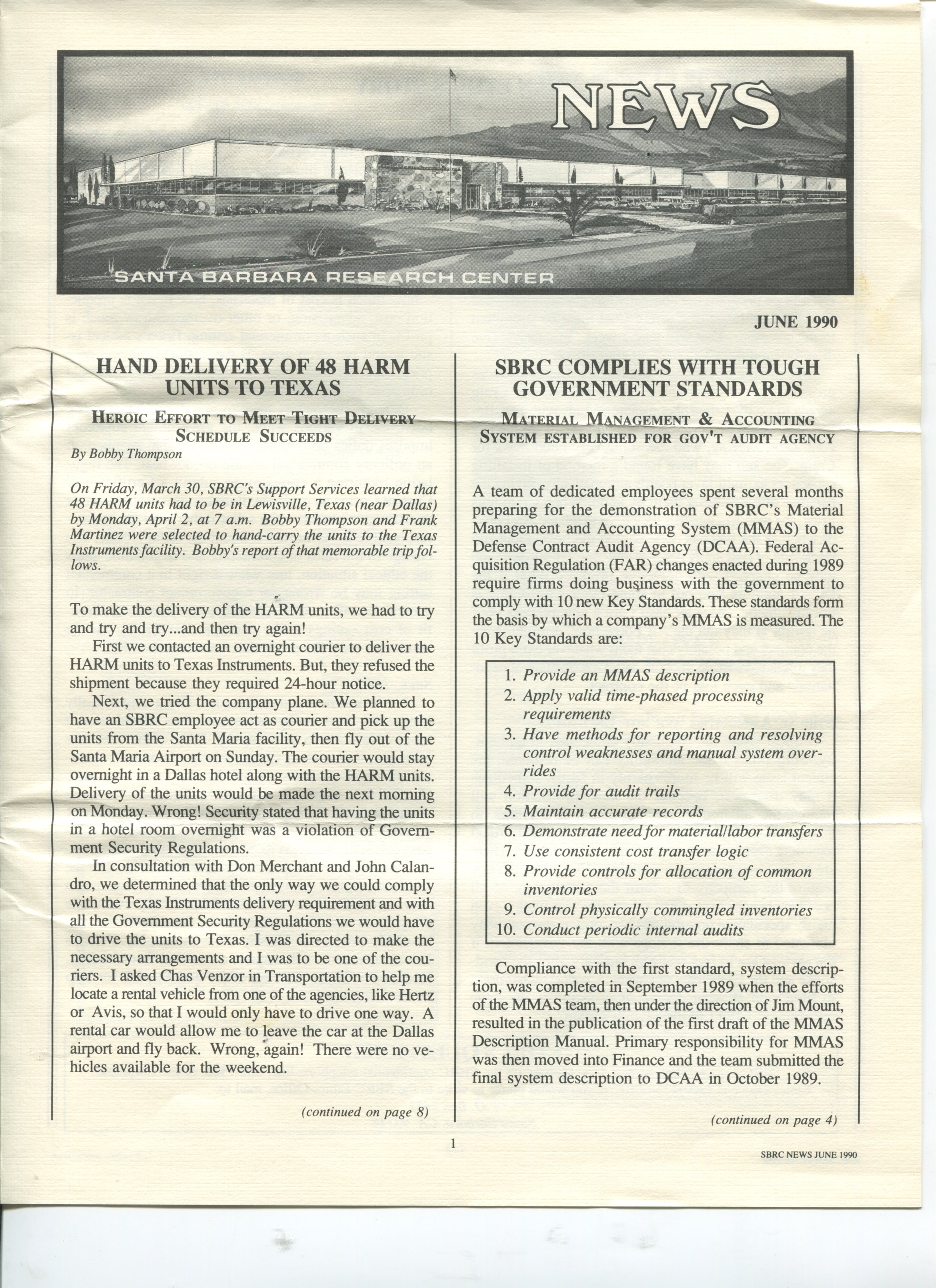 1990 SBRC News – SBRC-SBRS History