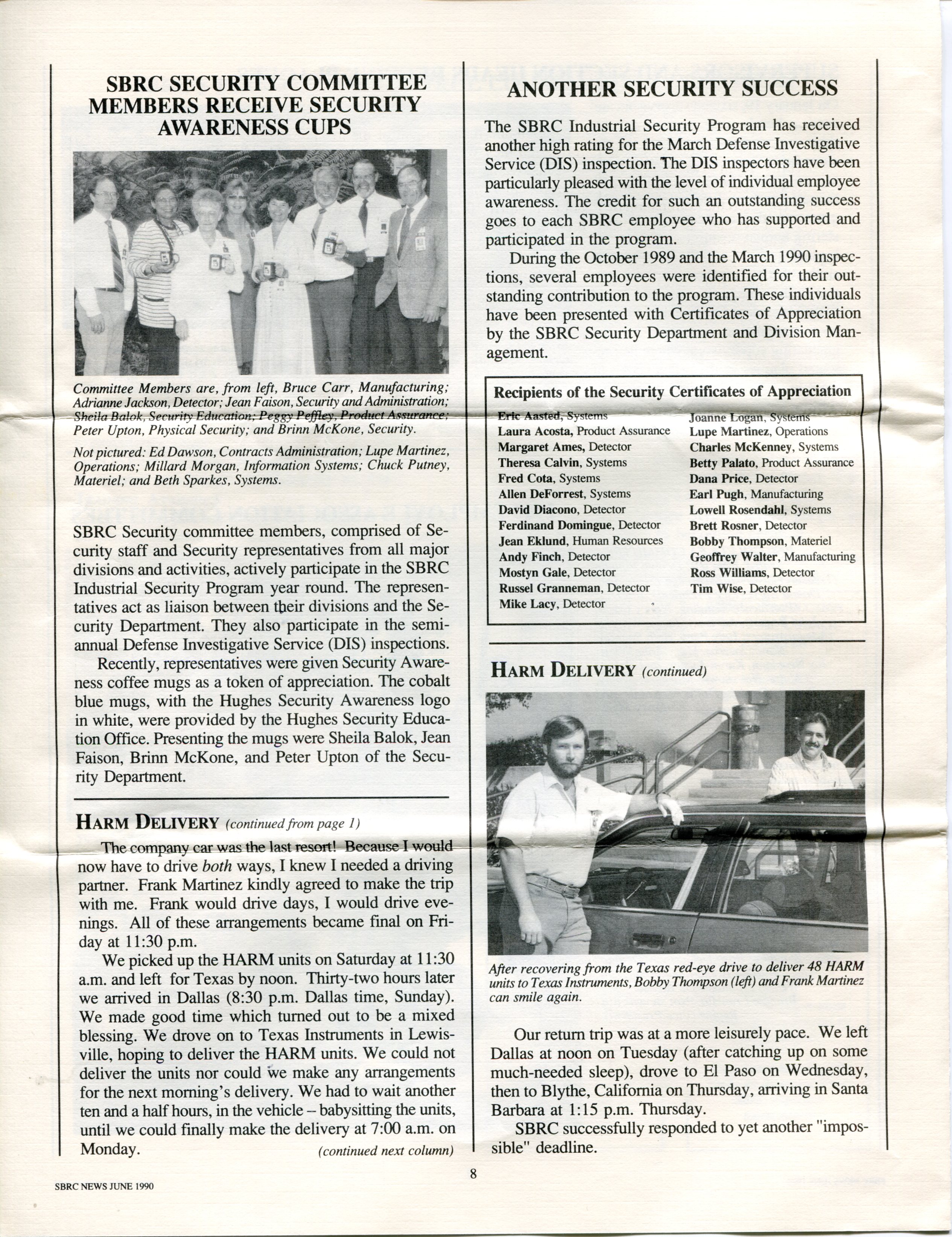 1990 SBRC News – SBRC-SBRS History