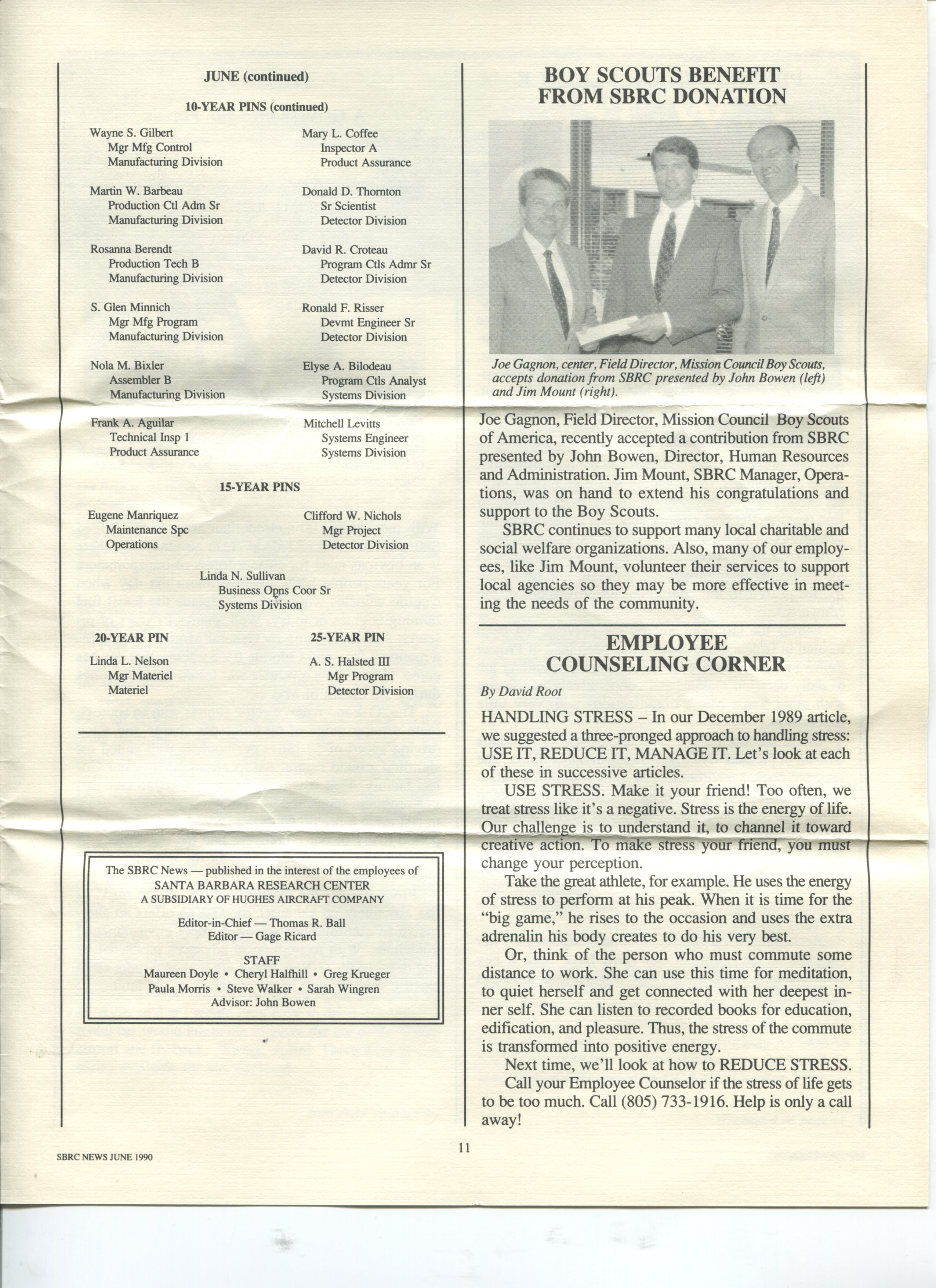 1990 SBRC News – SBRC-SBRS History