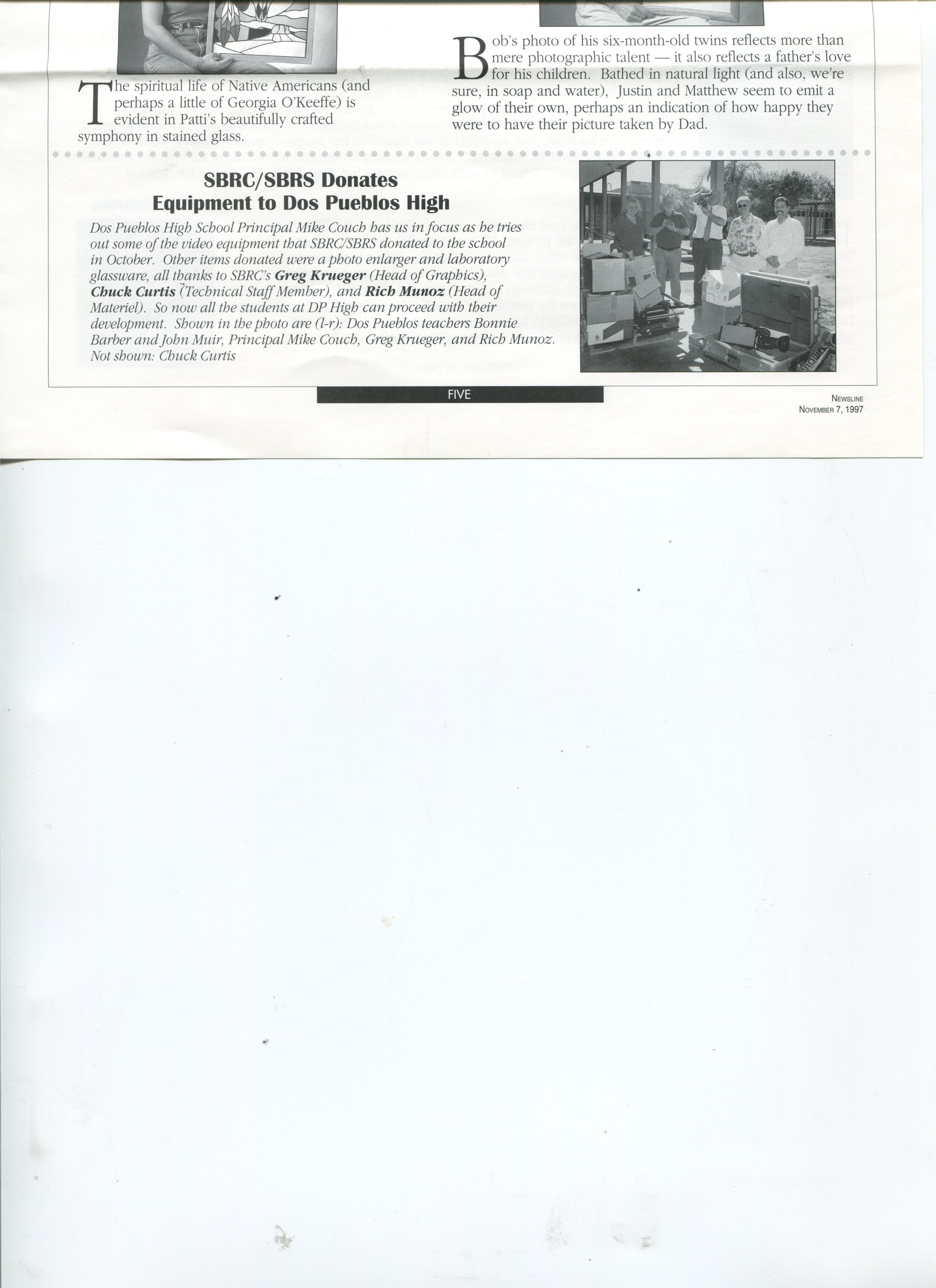 1997 SBRC News – SBRC-SBRS History