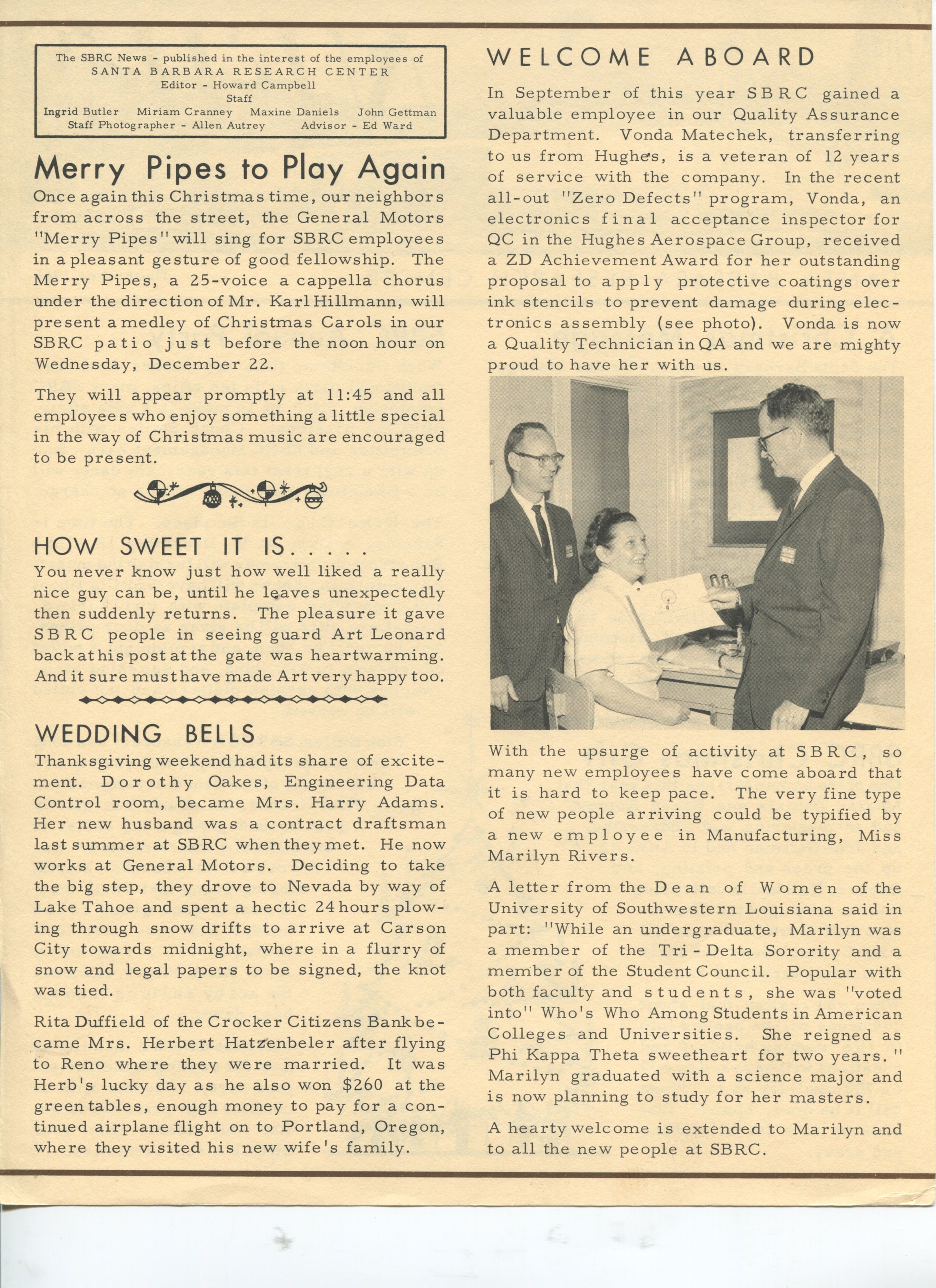 1965 SBRC News – SBRC-SBRS History