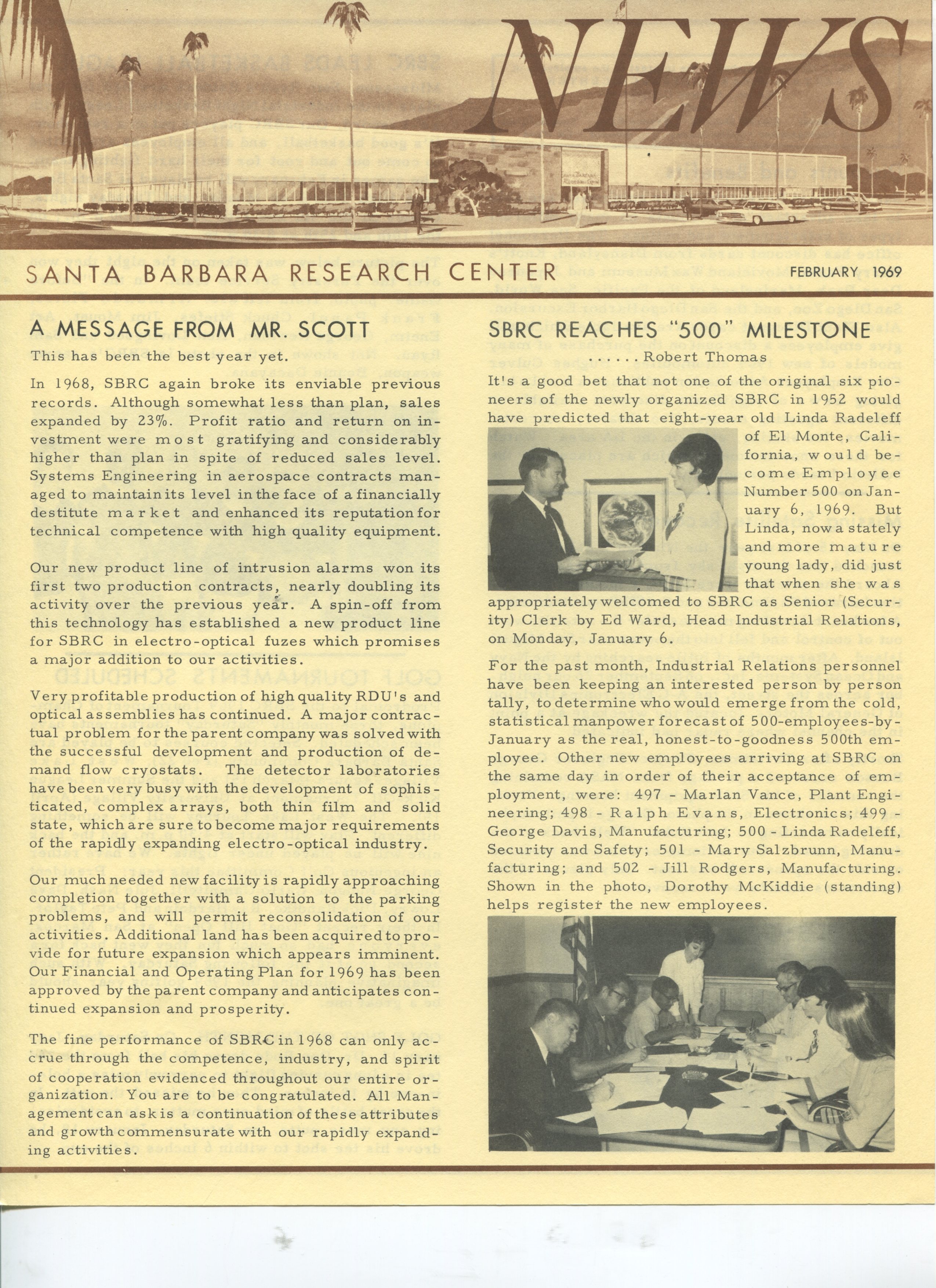 1969 SBRC News – SBRC-SBRS History